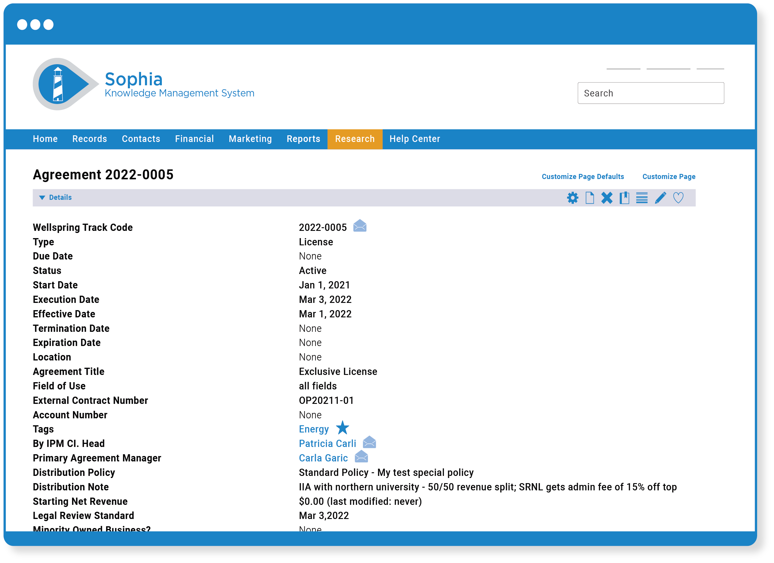 Data and Operations Support | Wellspring