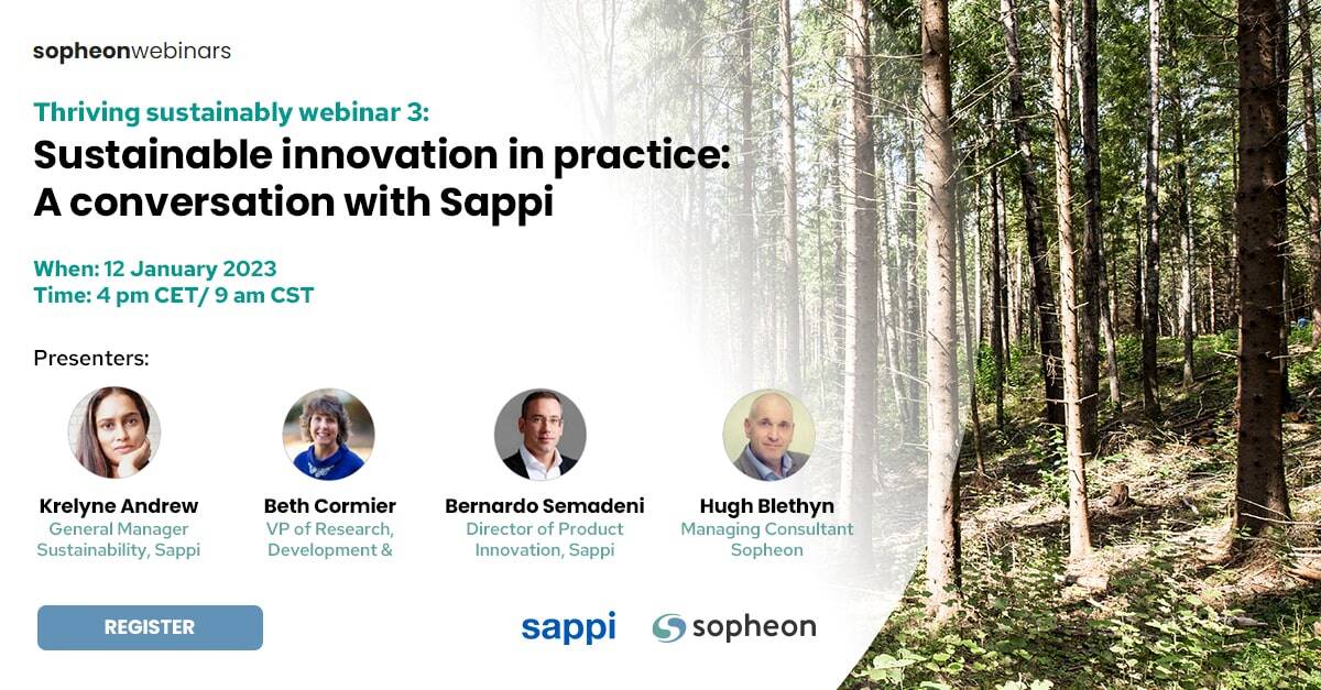 Sustainable Innovation: A Conversation with Sappi | Wellspring